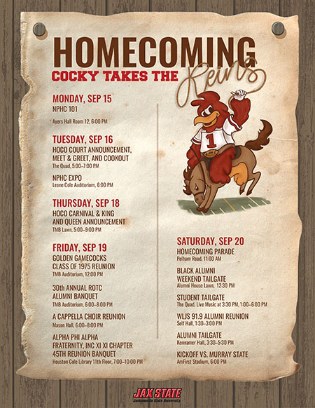2025 Homecoming Schedule of Events - Homecoming 2025